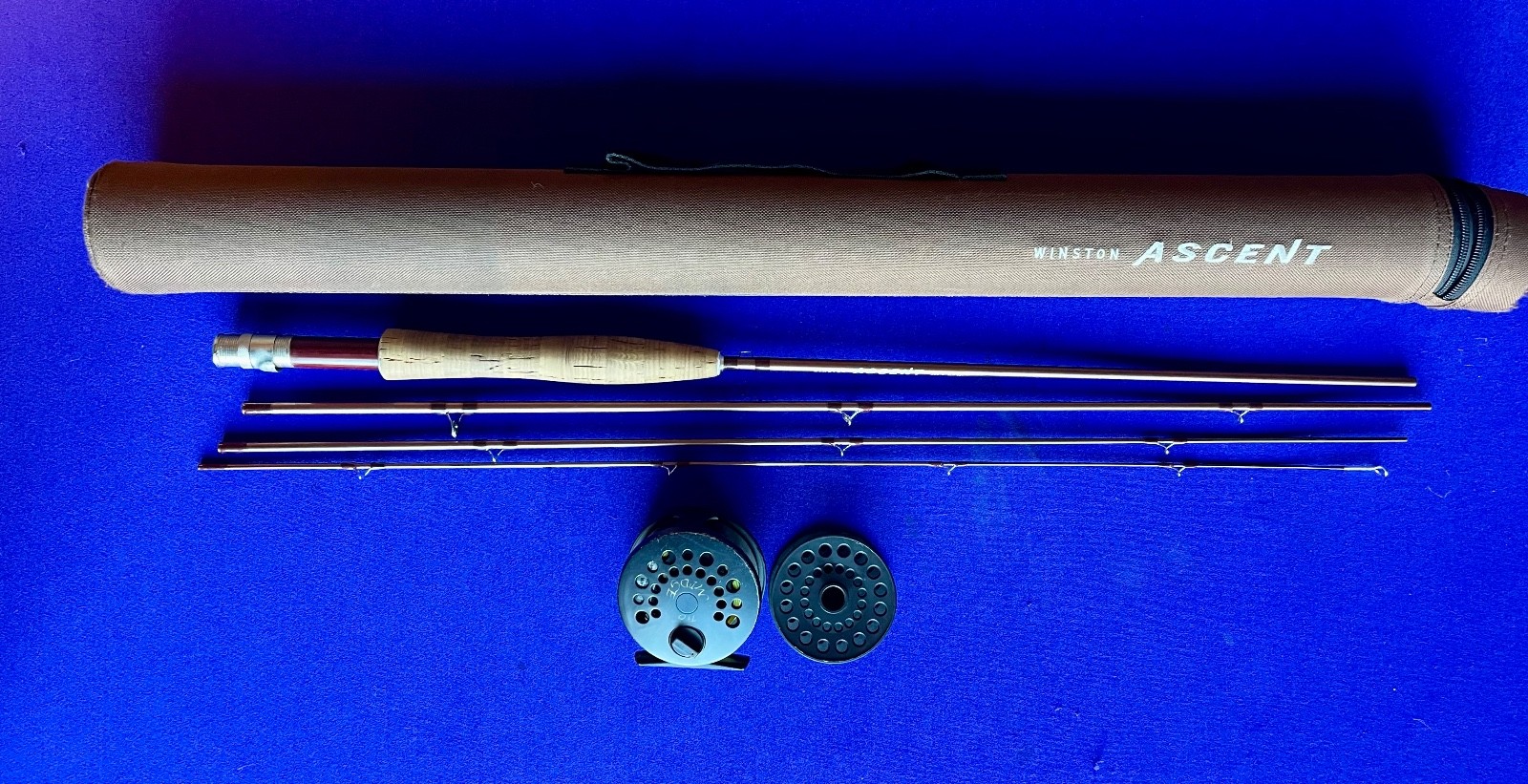 Winston Ascent 3 wt. Fly Rod with TFO Midge Reel, Extra Spool, Line ...