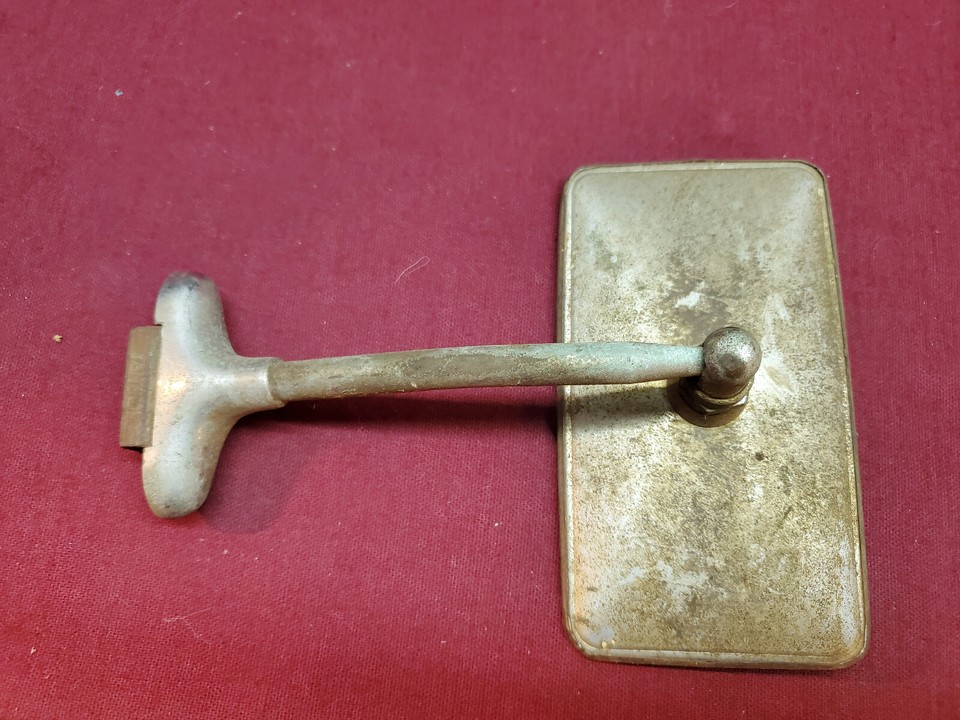 Vtg 30s 40s 50s Rat Rod hot rod old school outside Rearview clip on ...