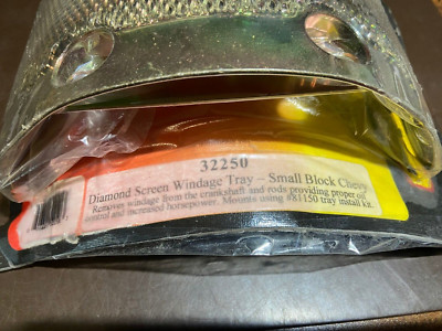 32250 Milodon Windage Tray Diamond Stripper Steel Gold Iridite Rear ...