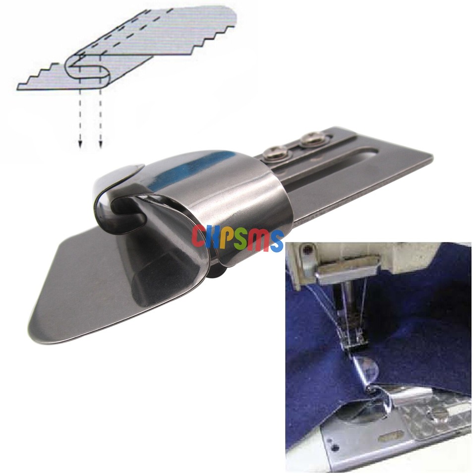 #KP-302MH LAP SEAM FOLDER ARM TO BODY INDUSTRIAL 2-NEEDLE CHAIN STITCH ...