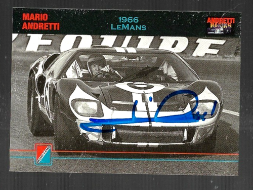 Mario Andretti signed 1992 C-A-C trading card INDY RACING #73 | eBay