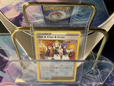 Chilli & Cilan & Cress 227/264 Reverse Holo Fusion Strike Pokemon TCG ...