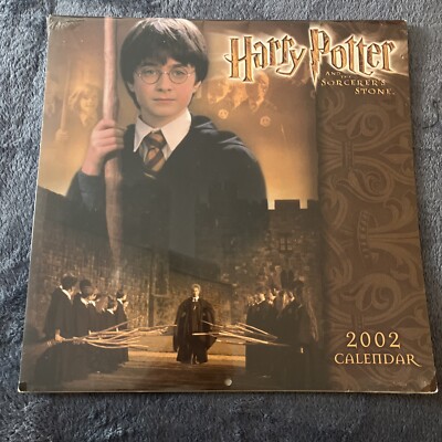 Harry Potter And The Sorcerer’s Stone 2002 Wall Calendar Brand New ...