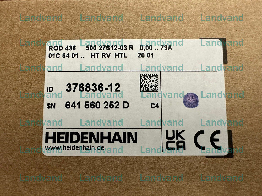 HEIDENHAIN ROD 436 500 line encoder radial flange ID# 376836-12 new in ...