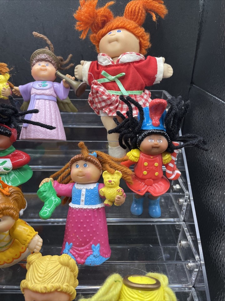 Vintage 1980's Cabbage Patch Kids Mini Figures PVC Figurines Lot of 21 ...