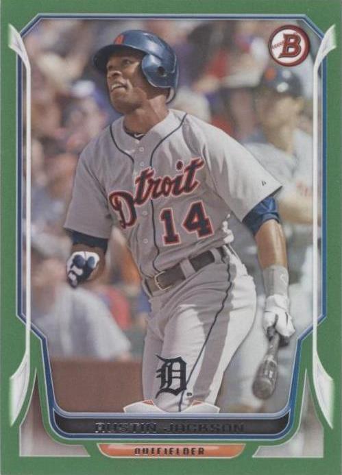 2014 Bowman - Austin Jackson #18 Green /150 for sale online | eBay