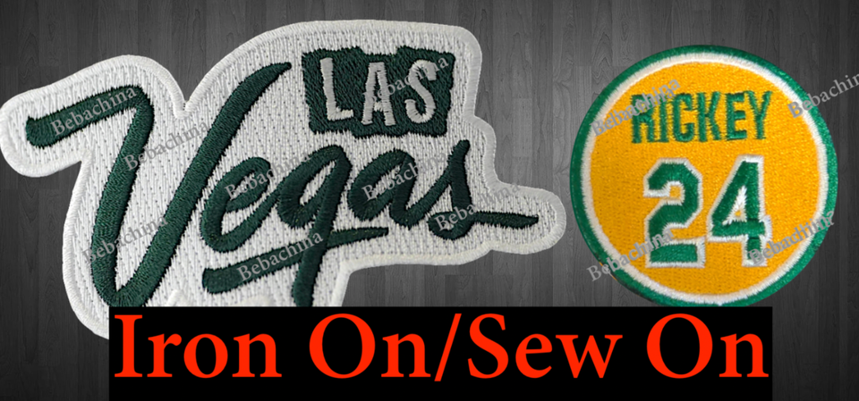 Rickey Henderson Memorial Patch #24 Las Vegas AD Athletics A's ...