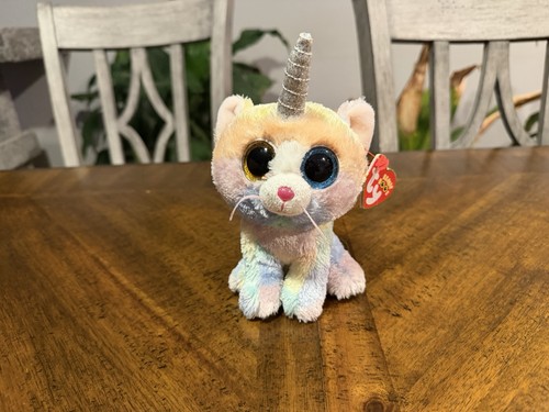 Ty Beanie Boos - Heather the Unicorn Cat 6" Stuffed Plush w/ Tag | eBay