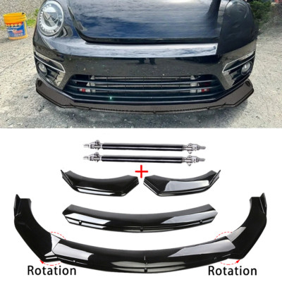 For Vw Beetle R-line Front Bumper Lip Part Accessories Splitter Spoiler ...