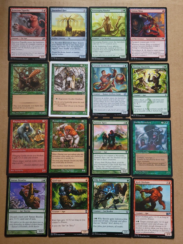 Custom Commander Deck ~ Apes/Monkeys ~ Kibo, Uktabi Prince ~ 100 Card ...