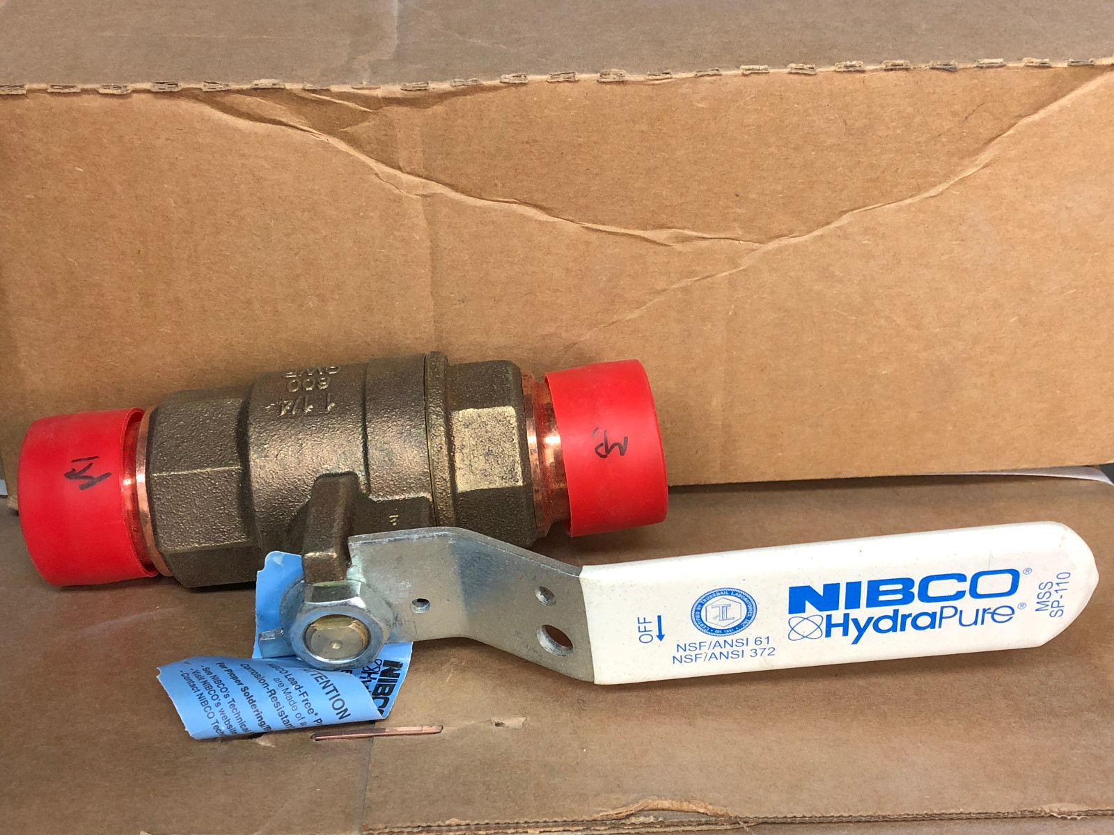 NIBCO, NF840XB PC-585-80-LF (1 1/4") Ball Valve, full port | eBay