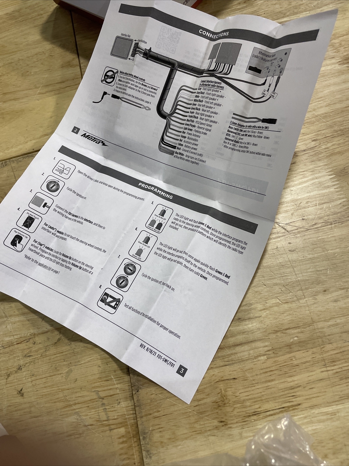 COMPLETE Metra Radio Interface WM-FD1-SWC - Ford Lincoln Mercury NO ...