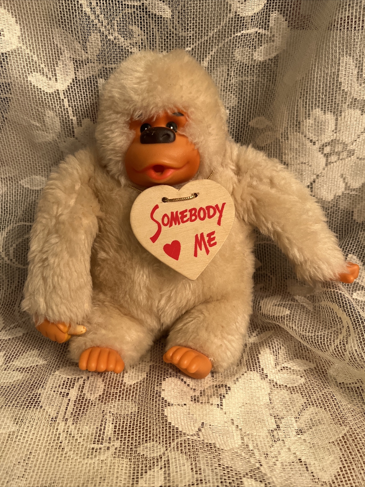 Russ 9” Vintage GONGA GORILLA THUMB SUCKING MONKEY Stuffed Animal PLUSH ...
