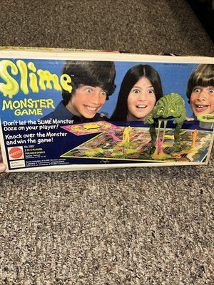 SLIME! Monster Game By Mattel 1977 Board Game Rare Vintage *Near ...
