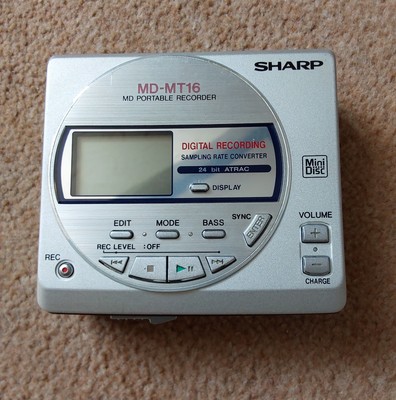 Sharp MD-MT16 Mini Disc Player/Recorder | eBay UK