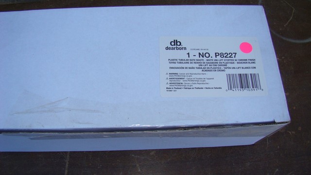 Dearborn Brass P8227 Plastic Tubular Uni-lift Bath Waste Kit for sale ...