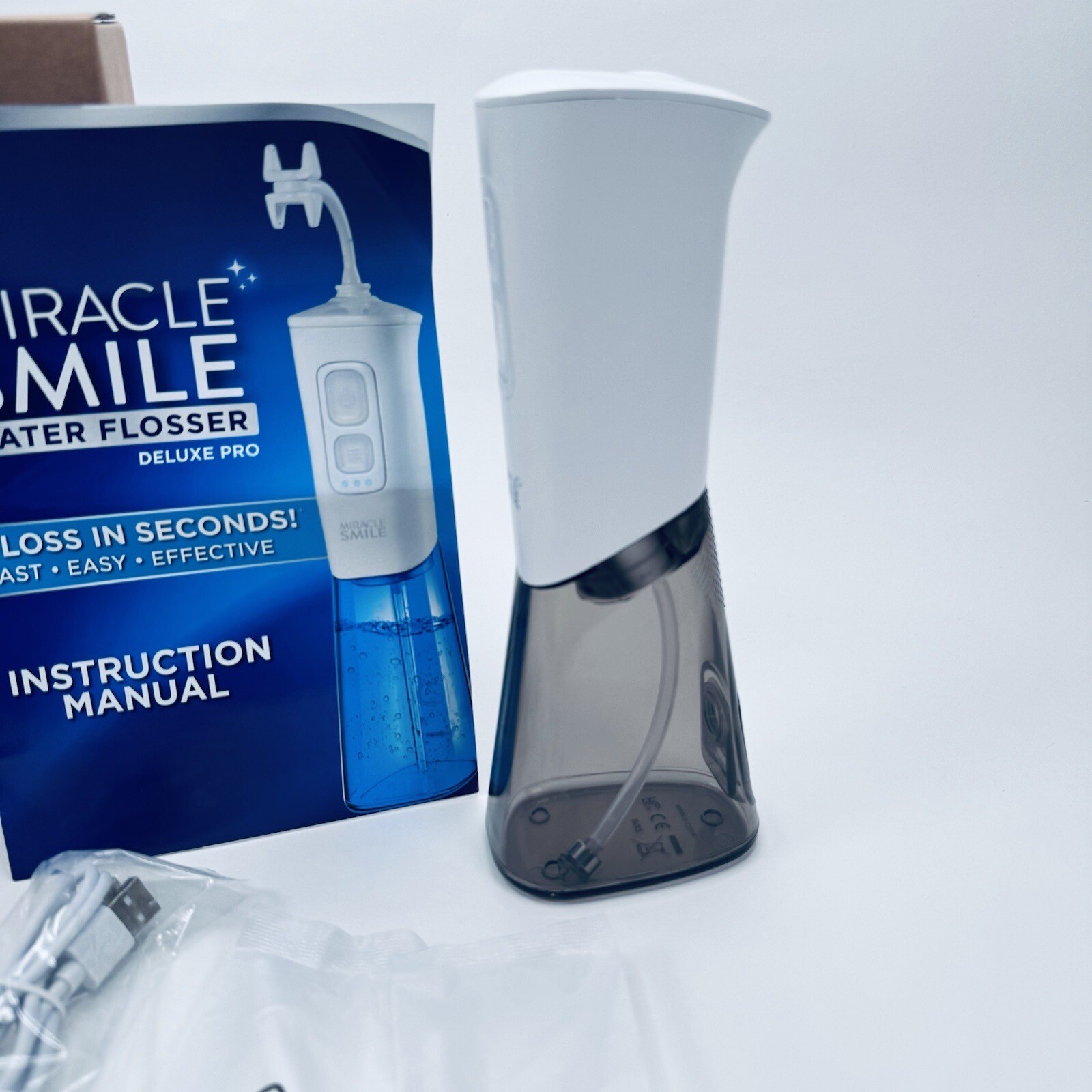 Ontel Miracle Smile Water Flosser for Teeth & Gum Health Unique H ...