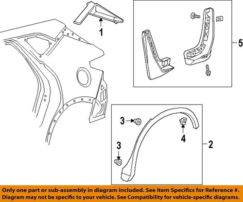 Chevrolet GM OEM Right-Wheel Opng Mldg 84608528 | eBay