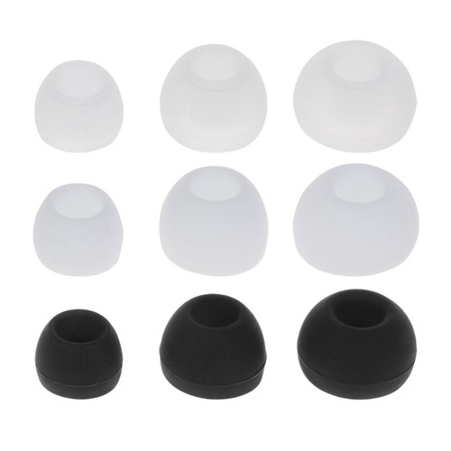 12pcs Soft Silicon Ear Tip Cover Replacement Earbud Covers For In-Ear ...