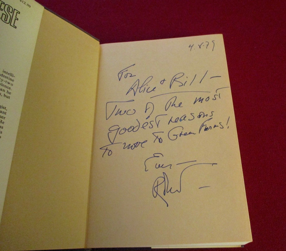 SIGNED (Inscribed) The Matarese Circle by Robert Ludlum (1979) Second ...