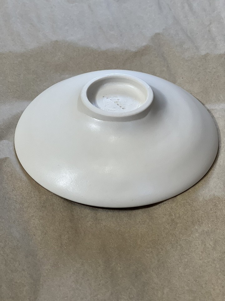 Artisan Ivory-white Porcelain Bowl. Hand Made Studio Pottery | eBay UK