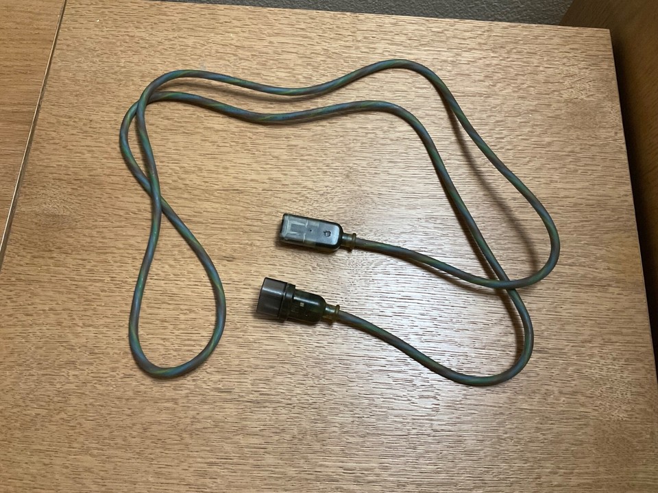 Vintage Genuine Apple Rainbow Power Cable , 6 foot , tested iMac G3 B&W ...