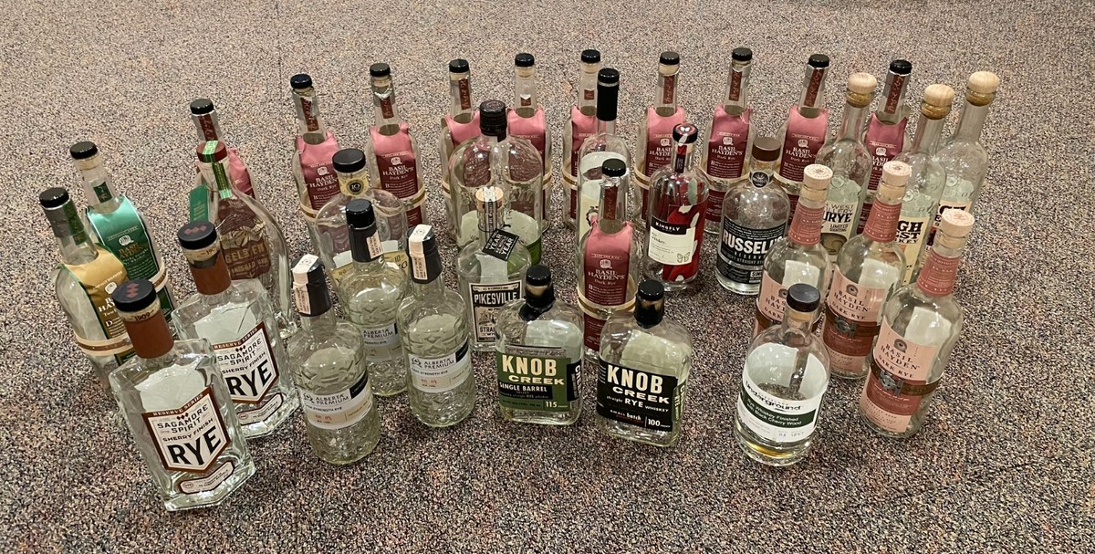 Empty Alcohol Bottles