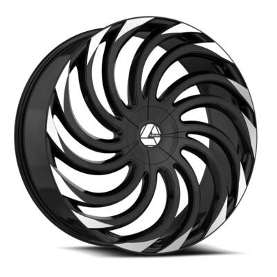 30" Inch Black Machined Azara 534 BLANKS +15 Wheels Rims Machine 28 26 ...