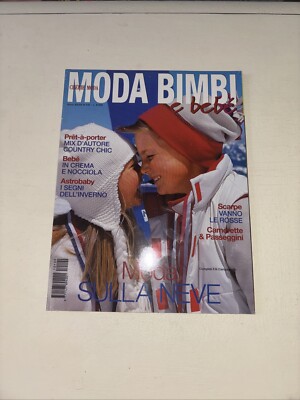 Cherie Moda Moda Bombi E Bebe French Magazine Winter 2001 BB | eBay