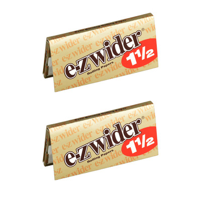 EZ Wider Gold 1 1/2 Paper Rolling Papers (48 Leaves) | 2 Bookets | Mix ...