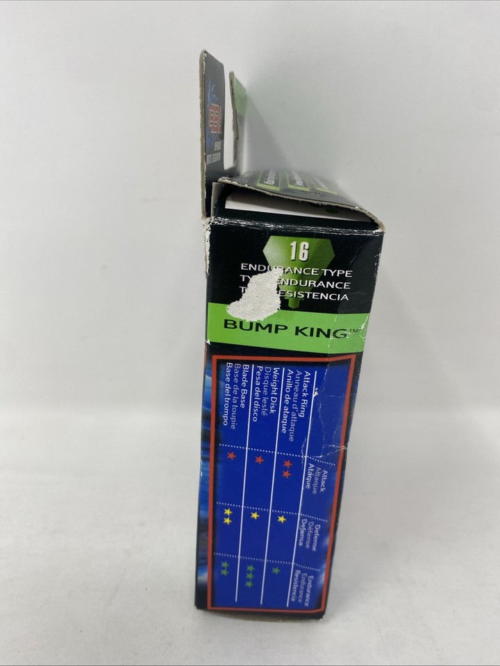 Beyblade HASBRO Bump King 16 RARE Plastic Gen 1st Series 2003 Open Box ...