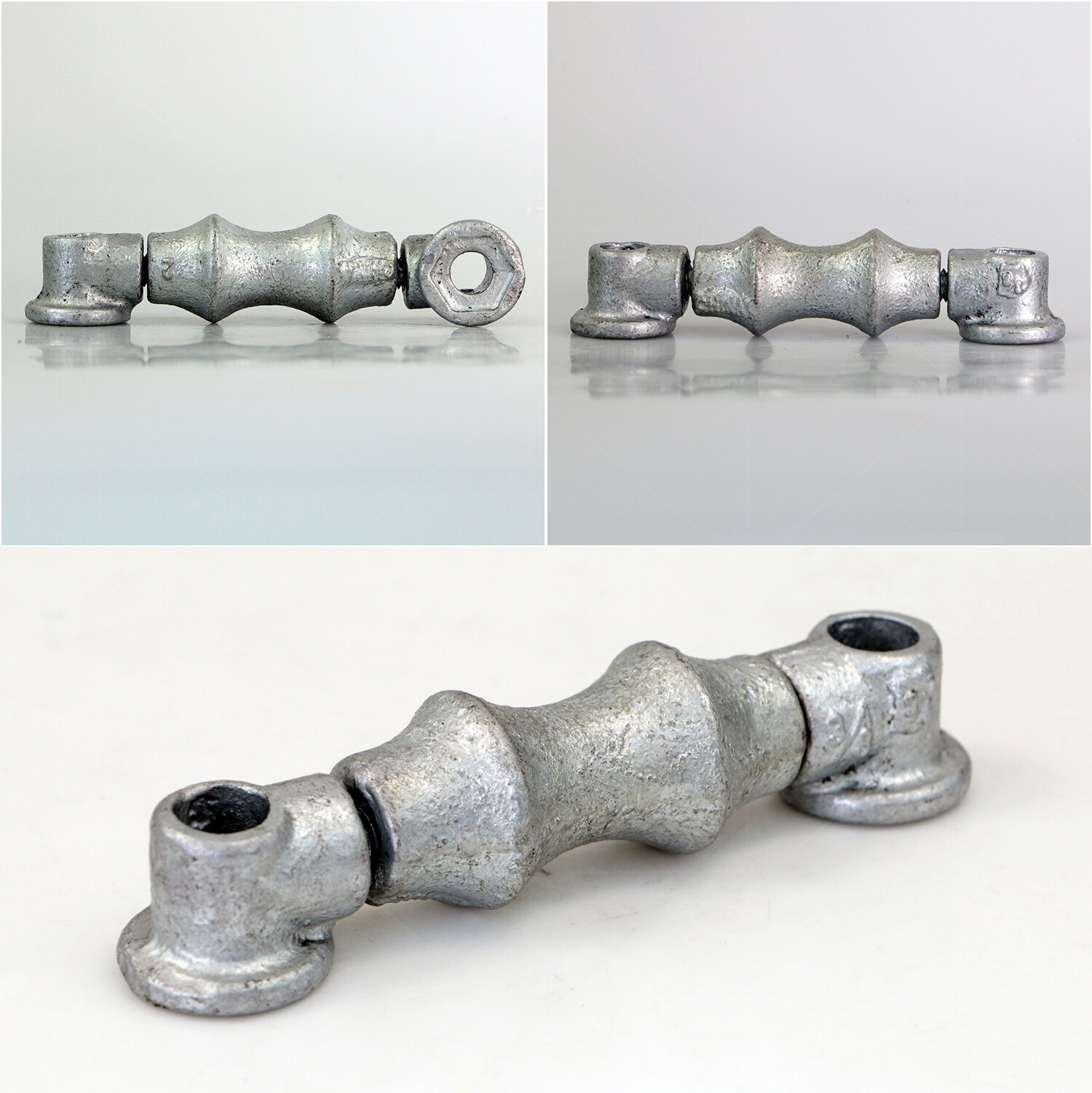 2"-16"in Galvanized Steel Hot Dipped Pipe Roller Chair with Sockets ...