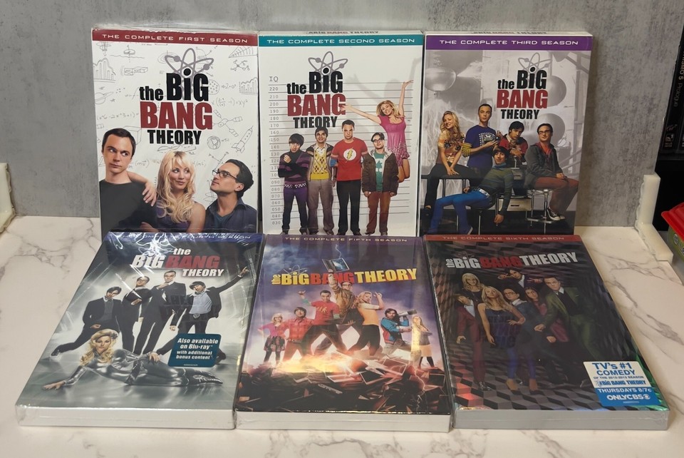 The Big Bang Theory DVD Box Sets Seasons 1-6 BRAND NEW SEALED- Kaley ...
