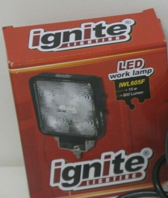 NEW IGNITE LIGHTING LED WORK LAMP 800LUMEN 15w - FREE AUST POST | eBay ...