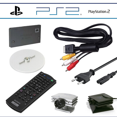 PS2 / PlayStation 2 ORIGINAL Zubehör-Set Auswahl: Netzkabel Anschluss ...