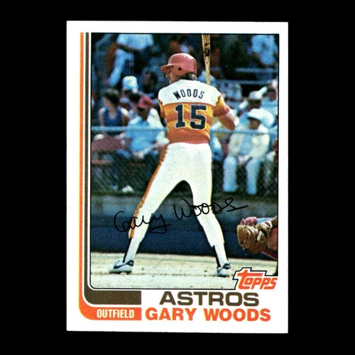 Gary Woods 1982 Topps Houston Astros #483 R313E 53 | eBay
