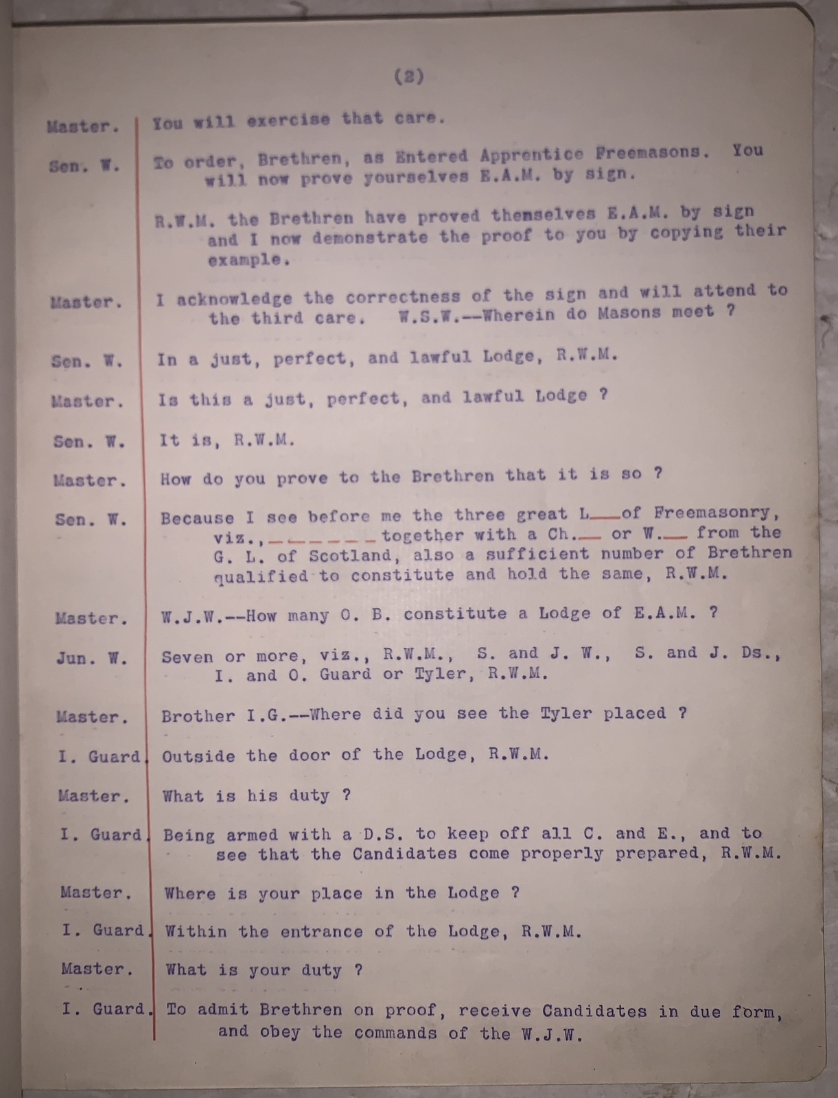 c.1920, A HANDWRITTEN BOOK OF MASONIC RITUALS, MANUSCRIPT, FREEMASONRY ...