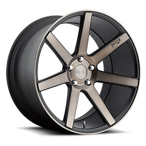 Niche 18x8 M150 Verona Wheel Matte Black Machined 5x4.5 / 5x114.3 +40mm ...