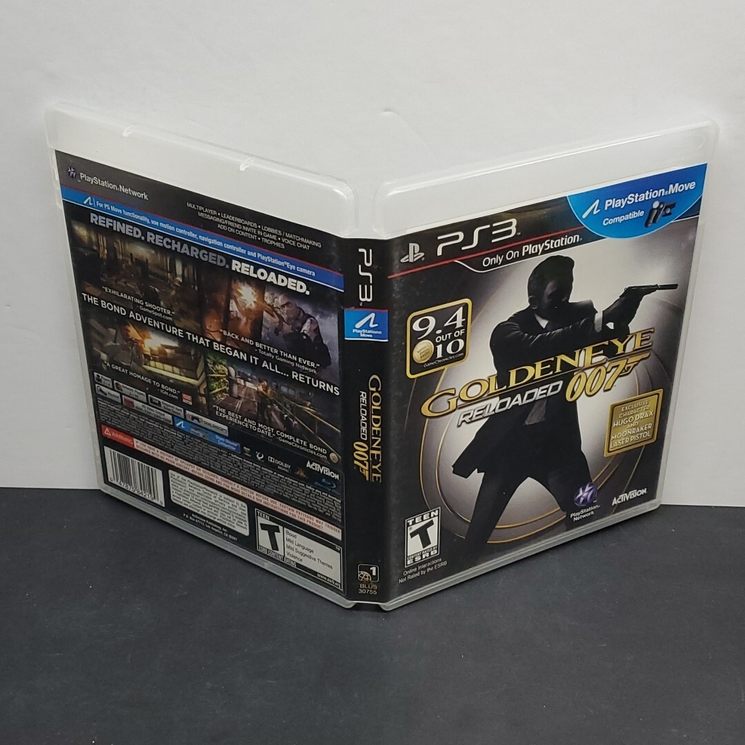 GoldenEye 007: Reloaded SONY PS3 TESTED CIB ACTIVISION JAMES BOND ...