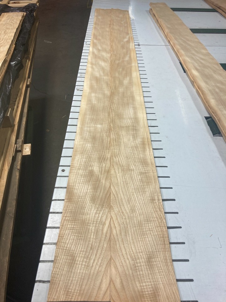 Japanese Sen Ash Wood Veneer 4 sheets, 100'' x 6'' 517R | eBay