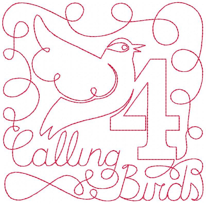 Free Motion 12 Days of Christmas 12 Machine Embroidery Designs in 7 ...