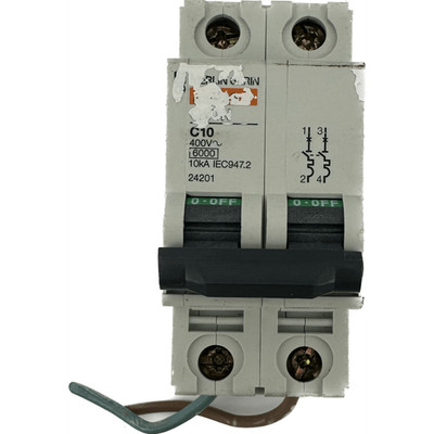 Circuit Breaker 400V 6000 10kA IEC947.2 24201 MERLIN GERIN Multi 9 C60N ...