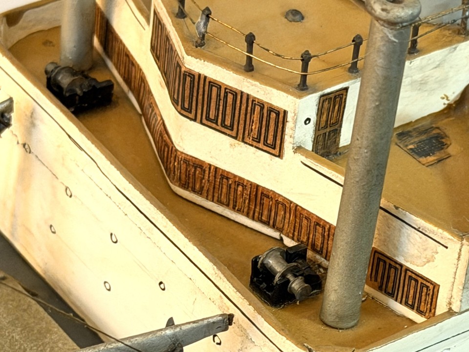 Circa 1940 1:200th Scale Wood Model of ROBIN LOCKSLEY Freighter From ...