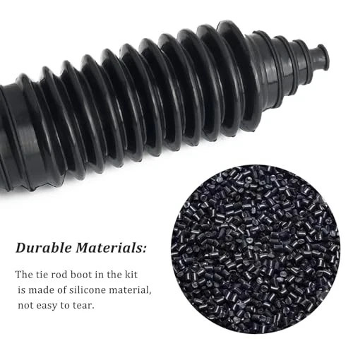Inner Tie Rod Boot Kit,Multi-Size Adjutable Rack and Pinion Boot Kit ...