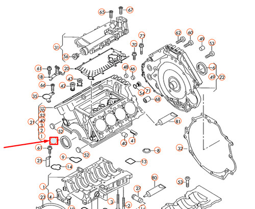 NEW AUDI A4 B7 CRANKSHAFT OIL SEAL 079103051G OEM | eBay