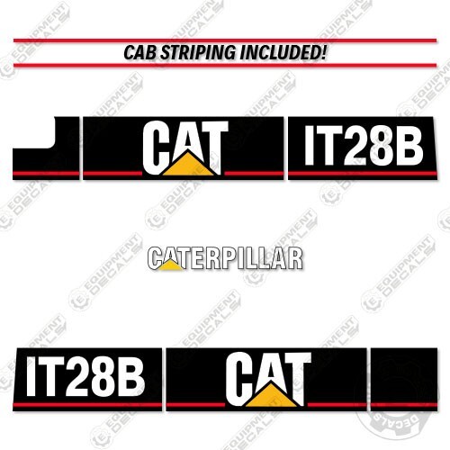 Fits Caterpillar IT28B Wheel Loader Decal Kit - 7 YEAR OUTDOOR 3M VINYL ...