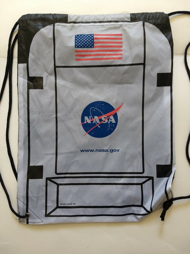 NASA drawstring nylon thin napsack | eBay