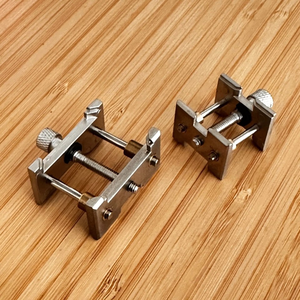2PCS Universal 2-in-1 Watch Movement Holder Fixed Base Repair Tool ...