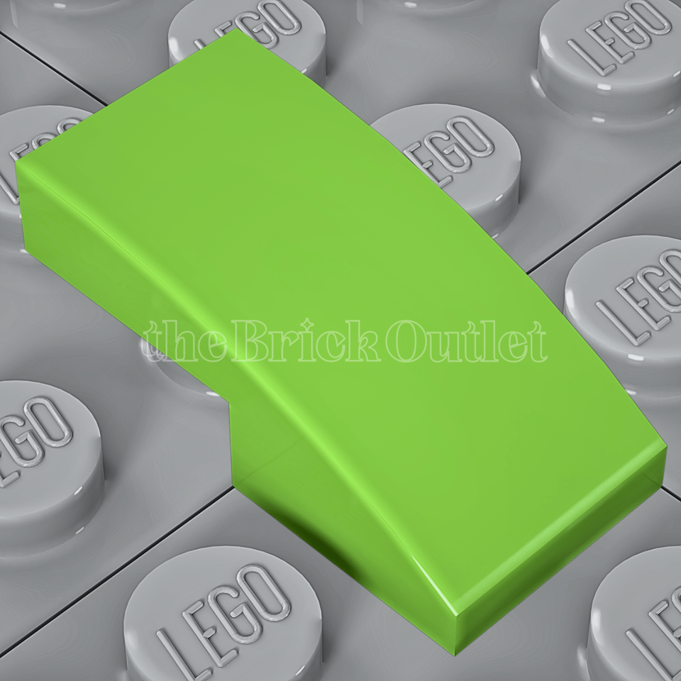 LEGO 2x1 Slope Curved Part 11477 "NEW" - All Colors Available Including ...