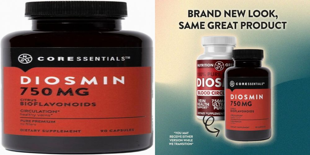 NGL Pure Diosmin 750 mg - Citrus Bioflavonoids for Blood Circulation ...